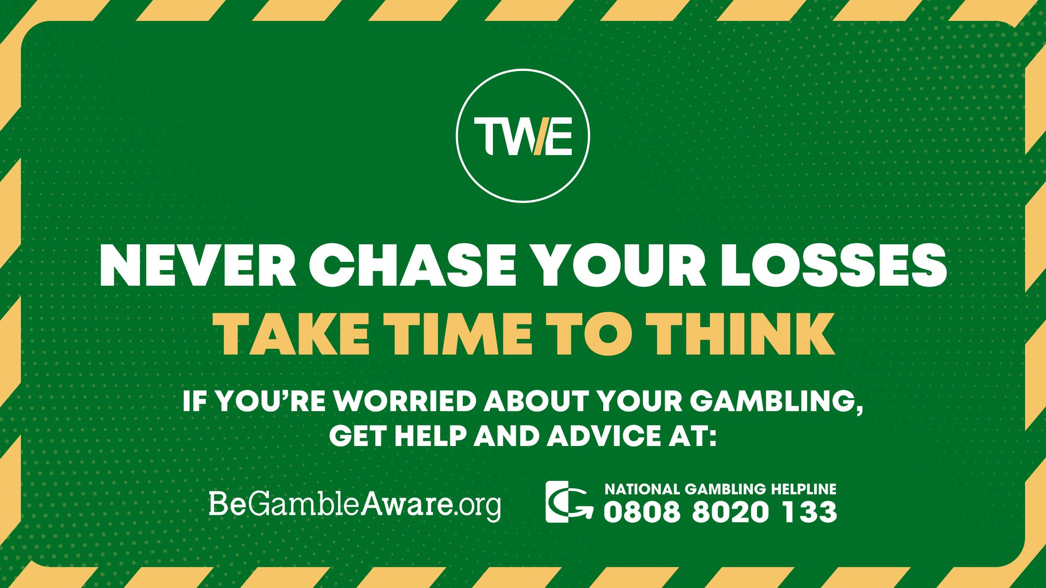 Responsible Gambling | Be Gamble Aware | The Winners Enclosure