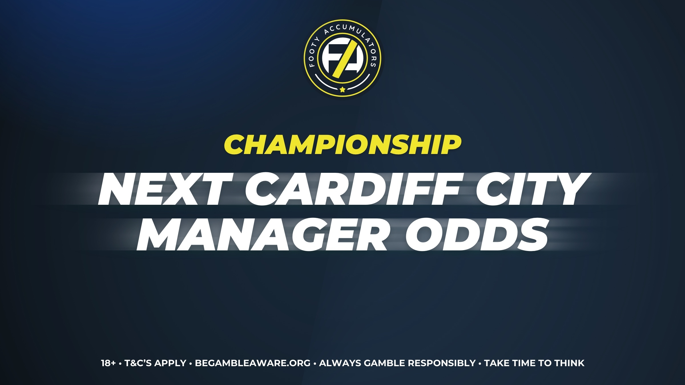 Next Cardiff City Manager Odds | Footy Accumulators