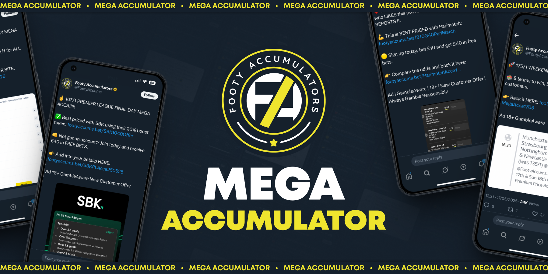 Mega Accumulator Tip: @FootyAccums Premium Boost 23/08/2025 | Footy Accumulators
