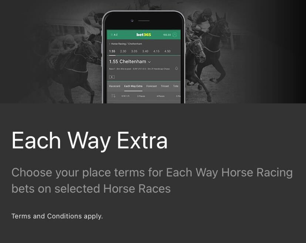 Bet365 Each Way Extra Promotion The Winners Enclosure Bet365 Each Way Extra Promotion The Winners Enclosure