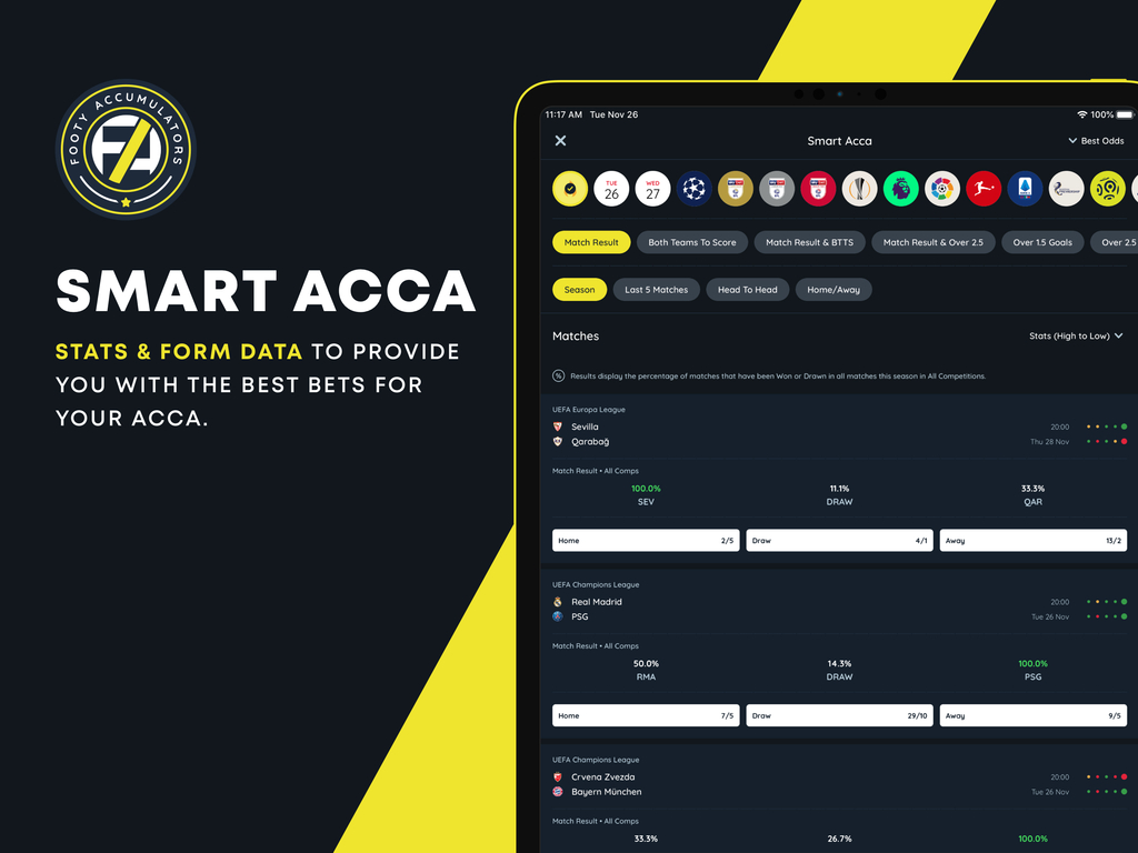 FA Betting Hub | Football Betting App | Footy Accumulators