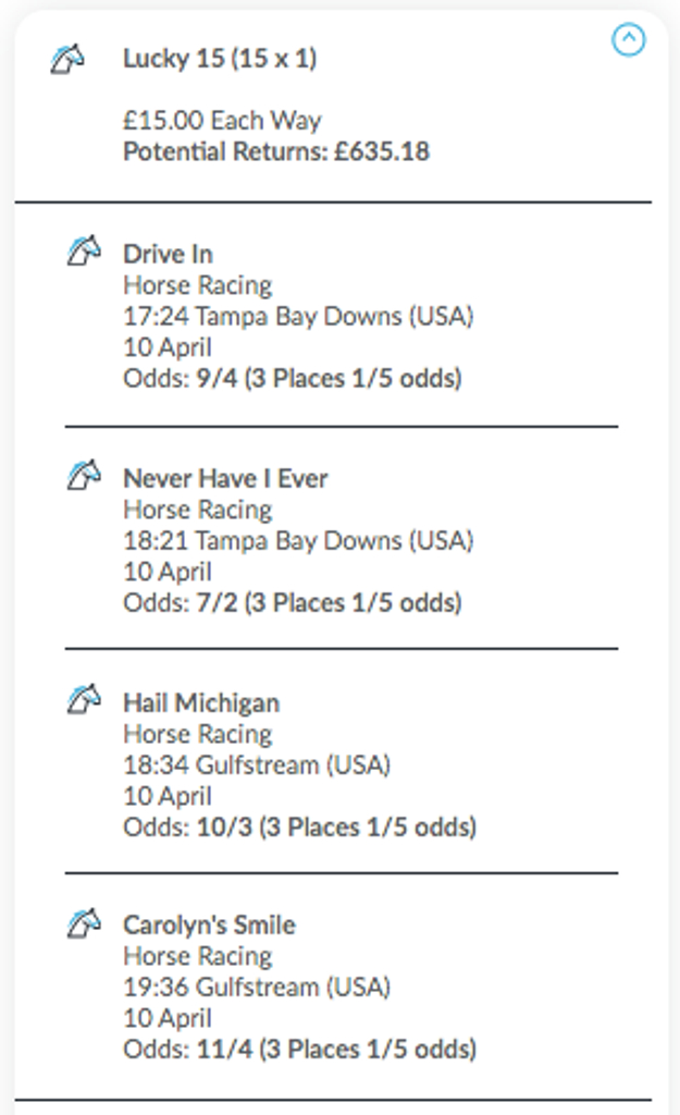 Lucky 15 Tips | Lucky 15 Bet Today | The Winners Enclosure